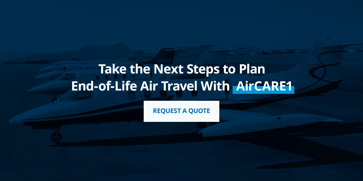 End-of-Life Air Travel Considerations - AirCARE1
